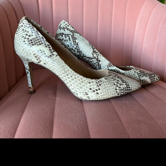 Aldo | Shoes | Aldo Womens 3 Snakeskin Heels 75 | Poshmark